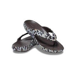 Crocs Zehentrenner "Classic Animal" in Schwarz - 36/37