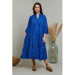 Curvy Lady Kleid in Blau - 48/50