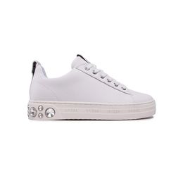 Guess Shoes Leder-Sneakers in Weiß - 39