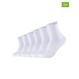 Skechers 6er-Set: Socken in Weiß - 35-38