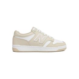 New Balance Leder-Sneakers "480" in Weiß - 44