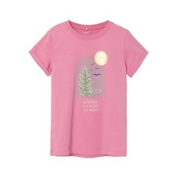 name it Shirt "Faberte" in Pink - 122/128