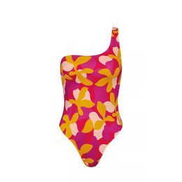 Sloggi - Badeanzug - Pink XS - Sloggi Shore Flower Horn - Bademode für Frauen