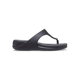 Crocs Zehentrenner "Boca Wedge" in Schwarz - 37/38