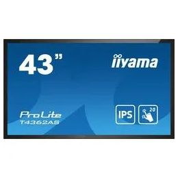 Globo iiyama ProLite T4362AS 43" 16:9 4K 24/7 Touch Display schwarz