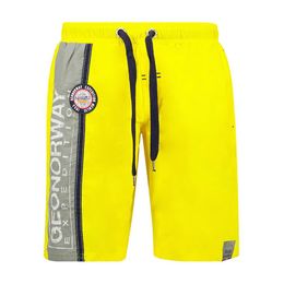Geographical Norway Badeshorts "Qweenishi" in Gelb - M