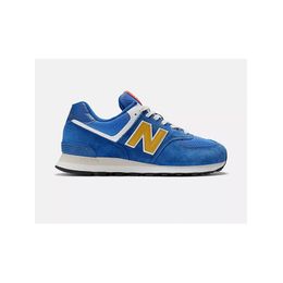 New Balance Leder-Sneakers in Blau - 36