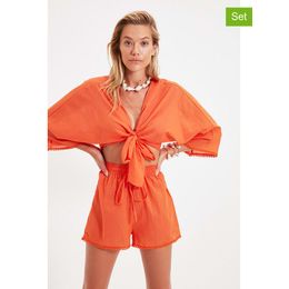 Trendyol 2tlg. Outfit in Orange - 38