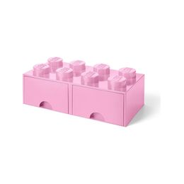 Lego Schubladenbox "Brick 8" in Rosa - (B)50 x (H)18 x (T)25 cm