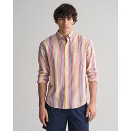 Gant Relaxed Fit Hemd mit bunten Streifen