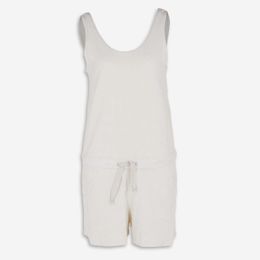 TK Maxx Cremefarbener Playsuit aus Frottee