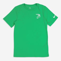 TK Maxx Grünes T-Shirt mit weißer Logostickerei