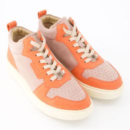 TK Maxx Altrosa-orange High-Top Sneaker mit Wildleder-Elementen