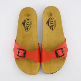 TK Maxx Rote Sandalen mit Schnallenriemen