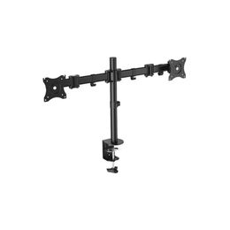 Logilink Dual monitor mount 13-27" steel arm length: each 428 mm