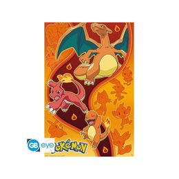 ABYSTYLE - POKEMON Poster Fire Type (91.5x61cm) - Plakat