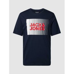 Jack & Jones T-Shirt mit Label-Print Modell 'CORP'