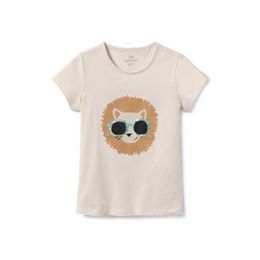 Tchibo Kinder-T-Shirt mit Wendepailletten - Beige - Kinder - Gr.: 86/92