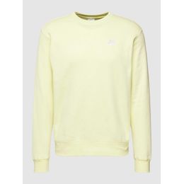 Nike Sweatshirt mit Label-Stitching Modell 'NSW CREW'