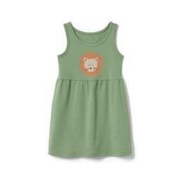 Tchibo Kinder-Jerseykleid - Grün - Kinder - Gr.: 110/116