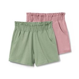 Tchibo 2 Kinder-Jersey-Shorts - Grün - Kinder - Gr.: 122/128