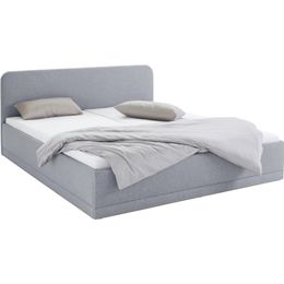 Polsterbett, grau, B:190cm L:210cm, Bezug Bett: wahlweise Microfaser (100% Polyester), Strukturstoff (77% Polyester, 23% Viskose) oder Kunstleder;Bonnell-Federkernmatratze: Mischgewebe (51% Polyprophlen, 39% Polyester, 10% Baumwolle);Kaltschaummatratze: Frottee (100% Polyester), Bezug abnehm- und waschbar bis 60C, Westfalia Schlafkomfort, Betten, inkl. Bettkasten bei Ausführung mit Matratze
