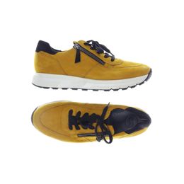 Paul Green Damen Sneakers, gelb, Gr. 8