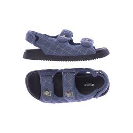 Dune London Damen Sandale, blau