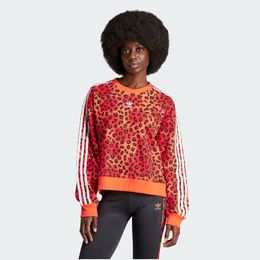 Adidas Originals Leopard Luxe Trefoil Sweatshirt