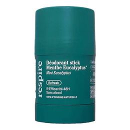 Respire - Deo-stick Minze Eukalyptus - Wirksamkeit 48h - deodorant Stick Menthe Eucalyptus