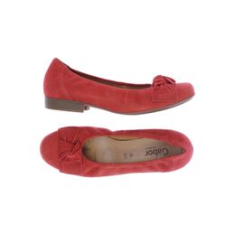 Gabor Damen Ballerinas, rot, Gr. 5.5