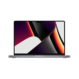 Apple MacBook Pro mit Touch ID 14.2 (Liquid Retina XDR Display) 3.2 GHz M1 Pro Chip (8-Core CPU, 14-Core GPU) 16 GB RAM 512 GB SSD [Late 2021, englisches Tastaturlayout, QWERTY] space grau