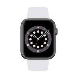 Apple Watch (Series 6) Aluminium 44 mm GPS - Space Grau (Zustand: Akzeptabel)