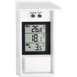 Tfa Dostmann Thermometer Dig. Max-Min für Innen und Außen - weiß - TFA