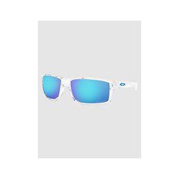 Oakley Gibston Polished Clear Sonnenbrille prizm sapphire
