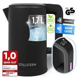 Stillstern Wasserkocher mit Temperatureinstellung [1,7L | 40-55-70-85-100°C], 12 Std. Warmhalten, Präzisionsausguss aus Edelstahl, Anti-Fingerprint, Schnelles Aufheizen [2200W], Leise, Stabiler Halt