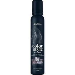 Indola Semi-permanente Haarfarbe Color Style Mousse Anthracite