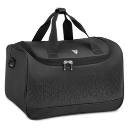 Roncato Weekender Cabin bag CROSSLITE, Reisetasche Kabinengröße Handgepäcktasche Reisegepäck leichtes Gewicht, schwarz