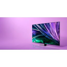 F (A bis G) Samsung QLED-Fernseher "GQ75QN85DBT" Fernseher carbon silver LED Fernseher