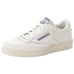 Sneaker Reebok CLASSIC "CLUB C 85" Gr. 44,5, weiß (offwhite, bla) Schuhe Schnürhalbschuhe