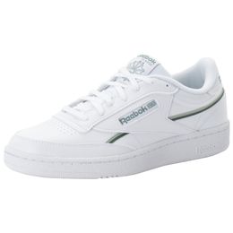 Sneaker Reebok CLASSIC "CLUB C 85 VEGAN" Gr. 44,5, grün (weiß, grün) Schuhe Schnürhalbschuhe