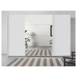 Schwebetürenschrank Rauch "Kleiderschrank Schrank Garderobe TOPSELLER OTELI inkl. Inneneinteilung" Schränke Gr. B/H/T: 315 cm x 210 cm x 62 cm, weiß mit 3 Innenschubladen sowie zusätzlichen Einlegeböden MADE IN GERMANY