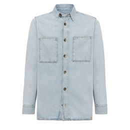 Boggi Milano Hemd Herren Gr&ouml;&szlig;e L blue denim