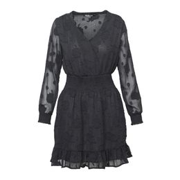 Koroshi Kleid Damen Gr&ouml;&szlig;e 44 schwarz Winterkleid