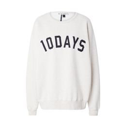 10DAYS Sweatshirt 'THE STATEMENT' Damen Gr&ouml;&szlig;e M creme / schwarz