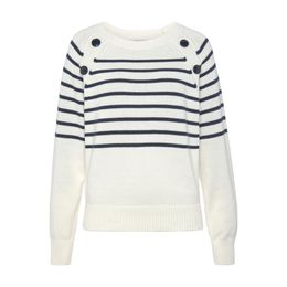 Vivance Pullover Damen Gr&ouml;&szlig;e XS/S creme / navy