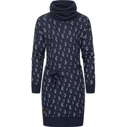 Ragwear Kleid 'Marina' Damen Gr&ouml;&szlig;e 36 navy / wei&szlig; Winterkleid