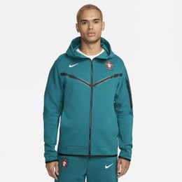 Portugal Tech Fleece Windrunner Nike Fußball-Kapuzenjacke für Herren - Grün