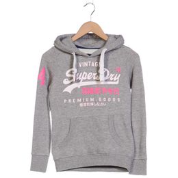 Superdry Damen Kapuzenpullover, grau, Gr. 32