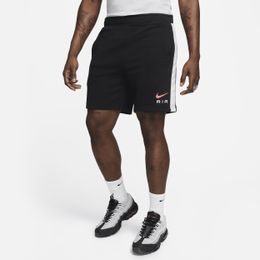 Nike Air Herrenshorts aus French Terry - Schwarz